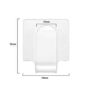 2Pcs Professional Makeup Palette Acrylic Hand-held Palette Makeup Mixing Tray Palette for Foundation, Eyeshadow, Cremes, Powders, Cosmetics and Nail Art Manicure Palette, Clear