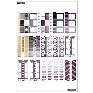 The Happy Planner Sticker Value Pack - Planner Accessories - Girls With Goals Theme - Multi-Color - Great for Planning & Organizing - 30 Sheets, 701 Stickers