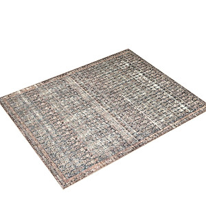 Loloi Amber Lewis Billie Collection, Ocean & Brick 6'-0" x 9'-0" Area Rug – Antique & Distressed Accent Rugs for Living Room, Bedroom, Entryway & Hallway, No Shed High Traffic Area Home Decor Rug