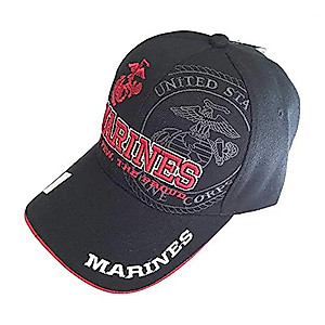 US Marine Corps Official Licensed Embroidered Emblem Baseball Cap Hat (Marines-3)