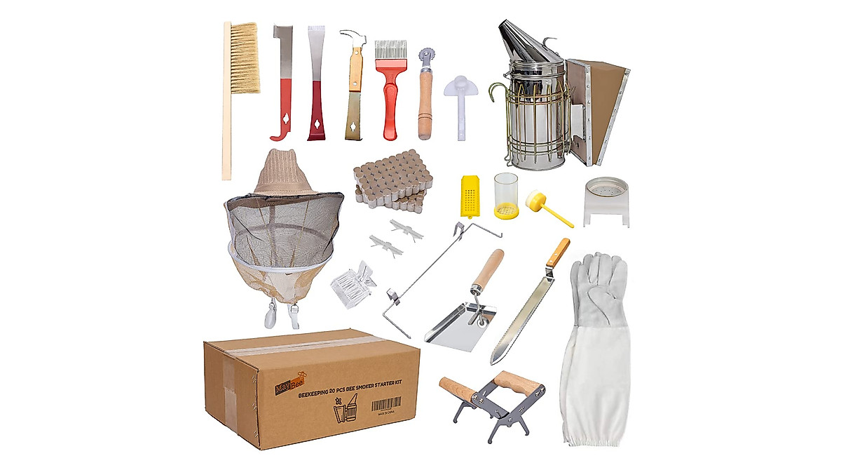 Beekeeping Supplies Kit – 22 Essential Tools for Beginners