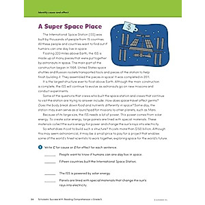 Scholastic Success with Reading Comprehension Grade 5 Workbook