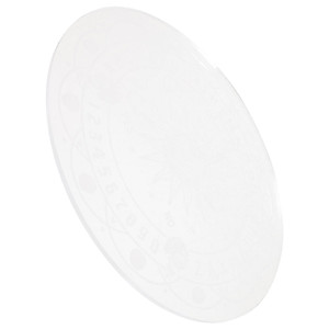 2pcs Pendulum Dashboard Divination Accessory Divination Board Centerpiece Portable Divination Board Pendulum Board Divination Message Board Desktop Divination Board Acrylic Board