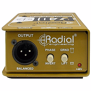 Radial PZDI 1-channel Passive Piezo-Optimized Direct Box