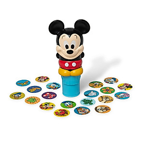 Melissa & Doug Sticker Wow!™ 24-Page Activity Pad and Sticker Stamper, 300 Stickers, Arts and Crafts Fidget Toy Collectible Character – Disney Mickey Mouse
