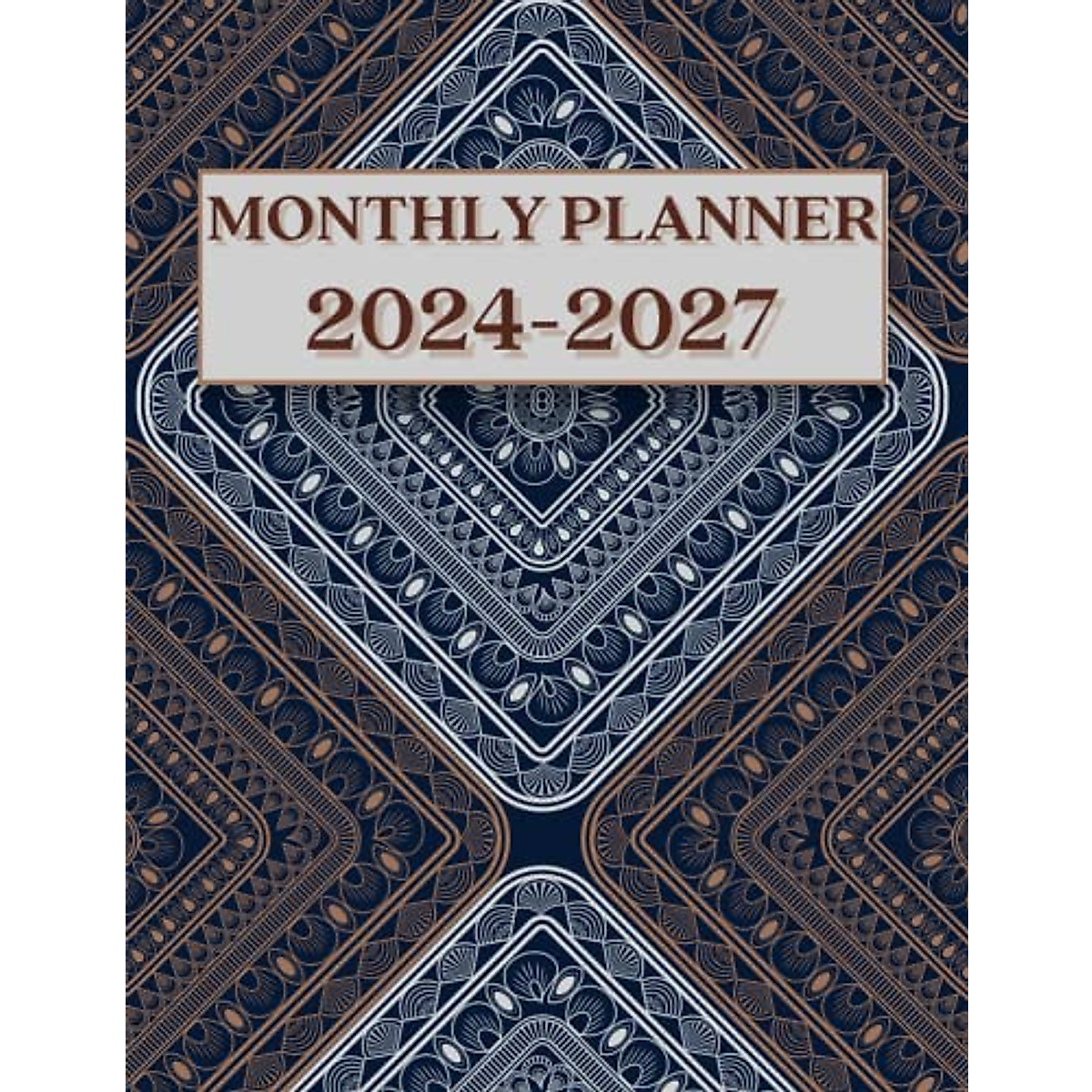 2024-2027 Monthly Planner 4 years: 48 Months Planner, January 2024 to December 2027, 4-Year Calendar & Monthly Planner- 8.5x11 inches, |Theme: Professional |