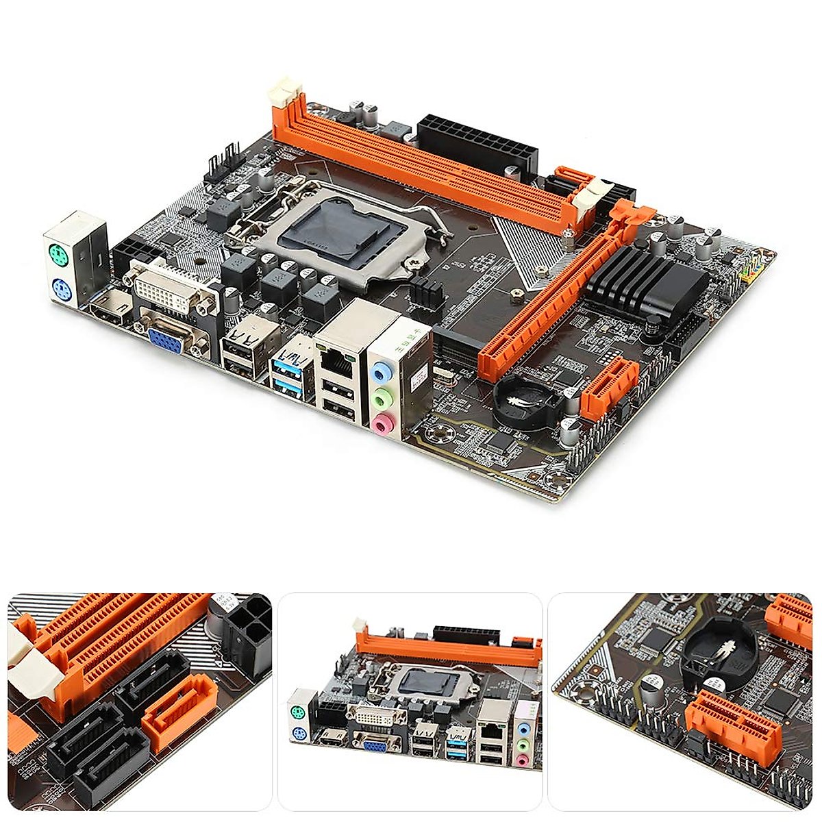 YYOYY Motherboard Desktop Motherboard for Intel B75 M.2 High Speed Hard Disk 1155 Pin USB3.0 SATA3 DDR3 Computer Motherboard