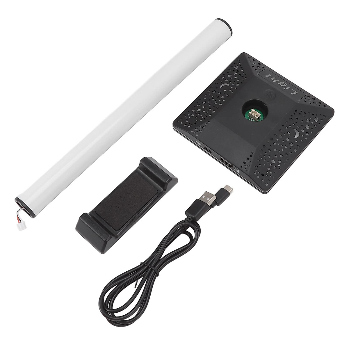 RGB Gaming Headset Stand Type C USB LED Headphone Holder for Desk Desktop Mood Lighting, Sleeping Light Table Lamps Daily Night Lights