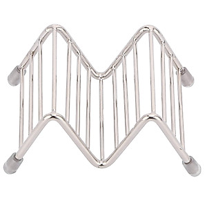 Aqur2020 304 Stainless Steel Taco Holder Corrosion Innovative Pancake Stand Tray for Kitchen Restaurant Suitable for Home Kitchens And Restaurants(1#)