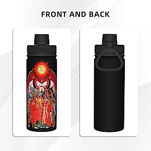 HIKTIEK Earth Wind Musics Fire Stainless Steel Insulated Tumbler Sports Water Bottle Hot and Cold Travel Cup 18oz