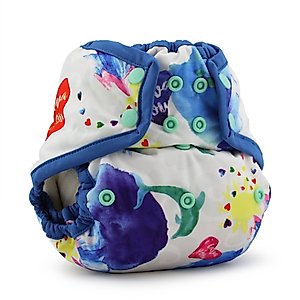 Kanga Care Rumparooz Double Leg Gusset Reusable Cloth Diaper Cover One Size Snap | Lava 6-35 lbs
