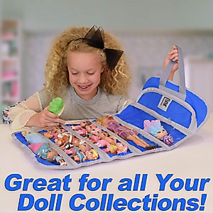 Toys Storage Blue Organizer Compatible Real Littles Mini Brand Peppa EASYVIEW