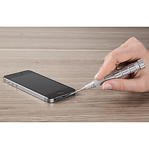 Hama | Portable Small Universal Precision Screwdriver Kit With Case, Silver