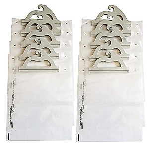 Monaco Hanging Storage Bags, 10-pack of 10 x 12.5-inches , 4 mil Deluxe Line Polyethylene Clear Plastic Bags for Classroom, Library, Doctor Office, Pharmacy, and Home Use.