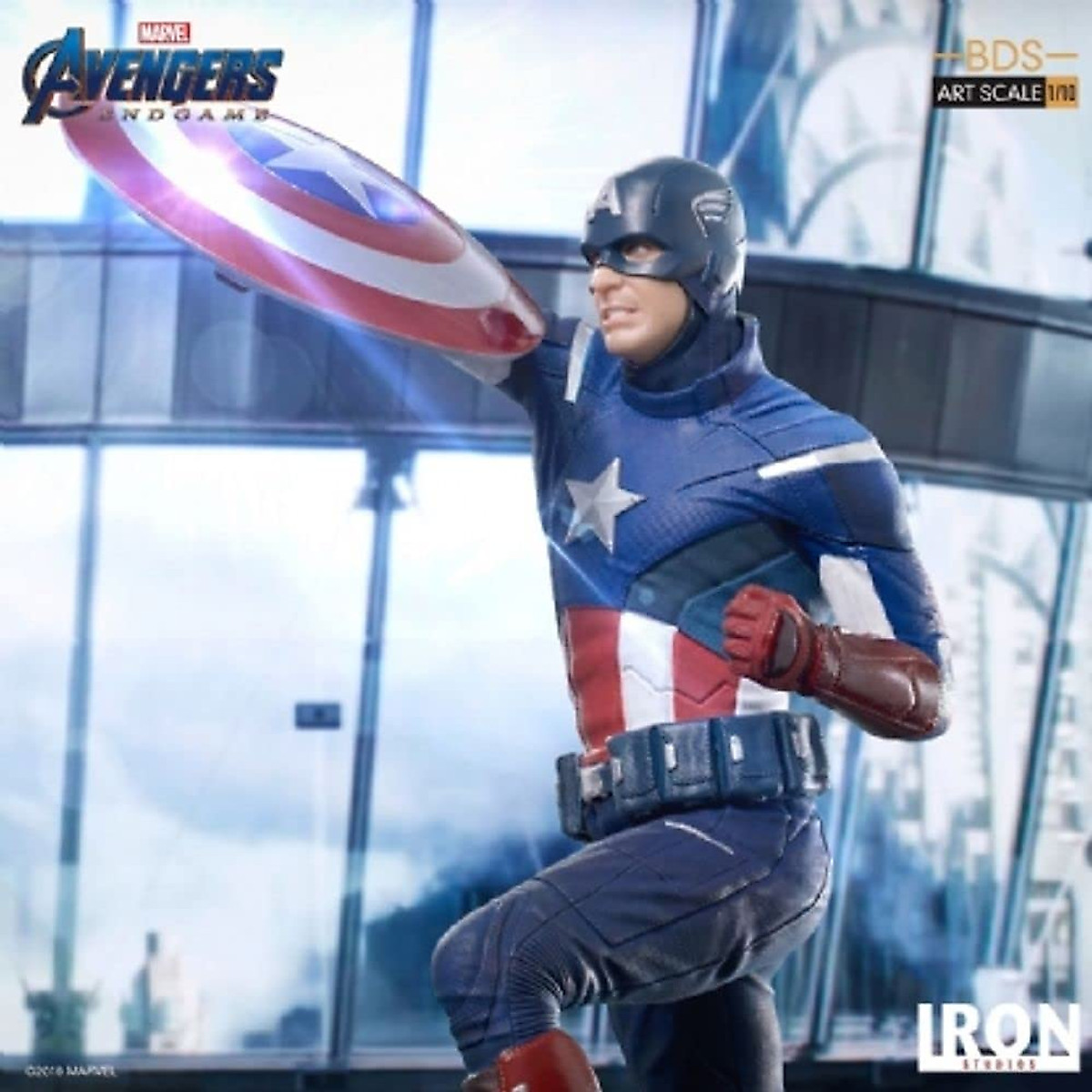 Iron Studios - Avengers: Endgame - Captain America 2012 BDS Art Scale 1/10