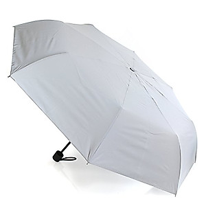 Suck UK | Compact Reflective Umbrella | Reflects Even the Smallest Amount of Light | Stay Safe in Poor Visibility | Lightweight Windproof Umbrella | High Visibility Umbrella