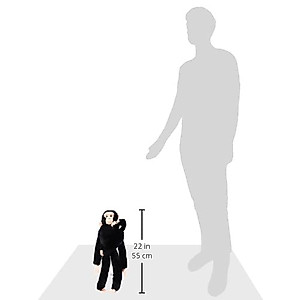 Wild Republic Chimpanzee w/baby plush, Monkey Stuffed Animal, Plush Toy, Gifts for Kids, Hanging 20 Inches