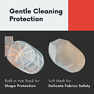 one305 Premium Hat Washer Cage for Washing Machine - Hat Cleaner for Baseball Caps - Hat Laundry Cage for Washer