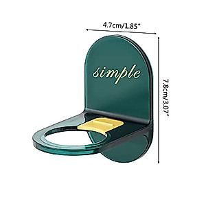 jomgeroz Wall Mount Shower Gel Bottle Holder Storage Rack Adhesive Adjustable Shampoo Hand Bottle Hanging Organizer hand hanger