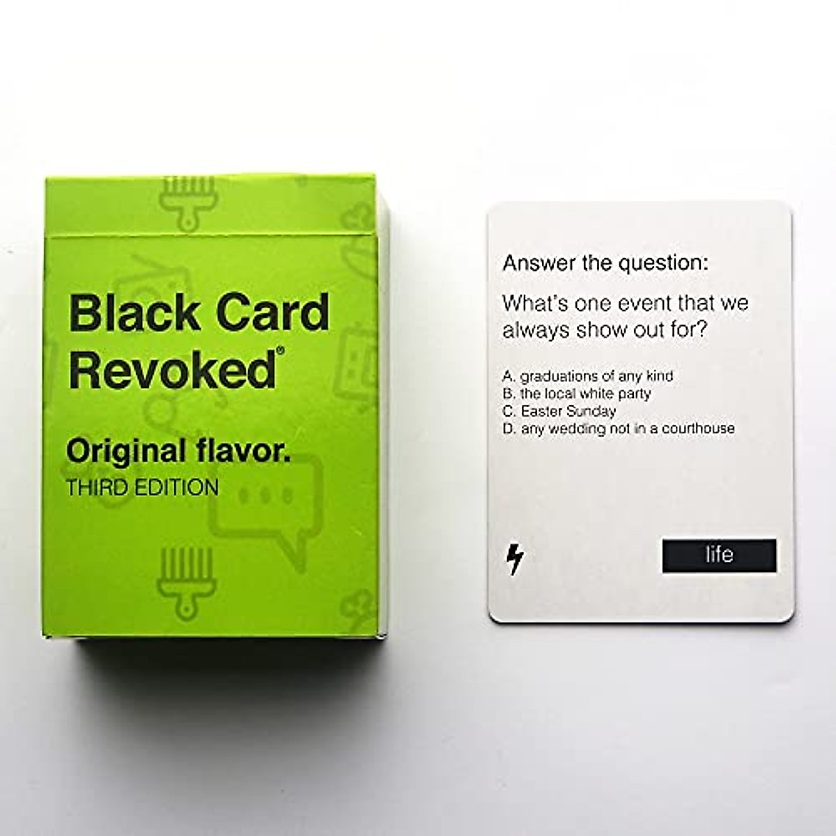 Black Card Revoked: Third Edition - Black Culture Trivia Game as Seen in Target and on B.E.T | Laugh Out Loud Card Game for Adults | Fun for The Cookout, Game Night & All of The Holidays