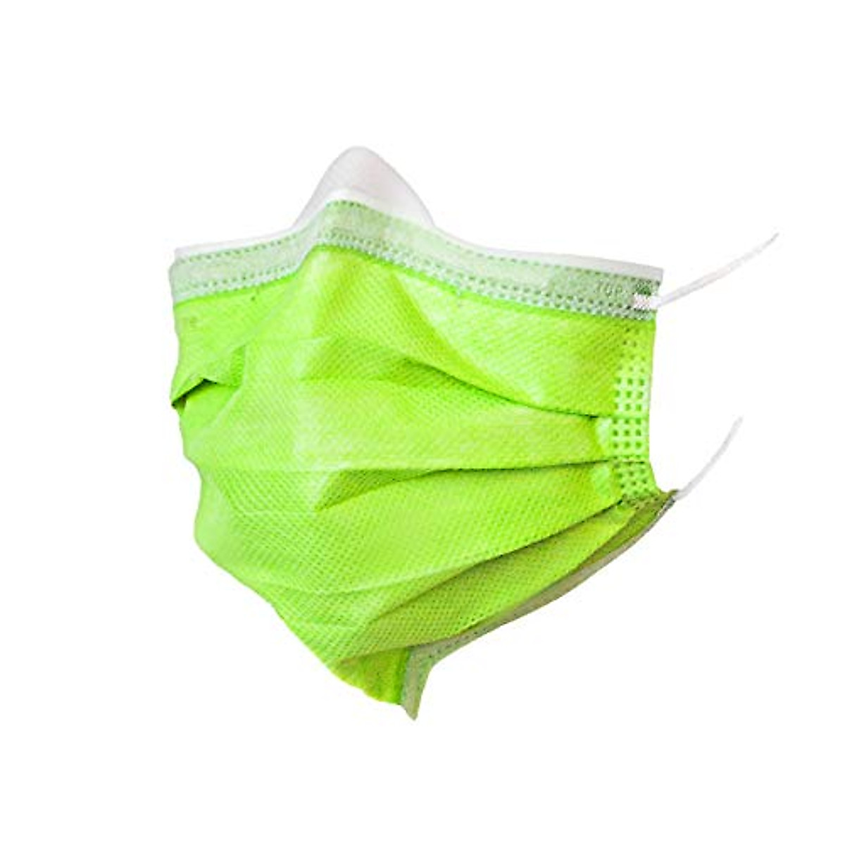 BeeSure Vibe Face Masks, Dazzling Green (Pack of 50)