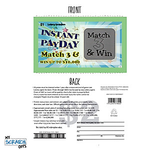 My Scratch Offs Pregnancy Announcement Reveal Scratch Off Fake Lotto Replica Tickets VARIETY Pack 5 Delivery Scratch-Off Party Favor Parents, Spouse & Friends