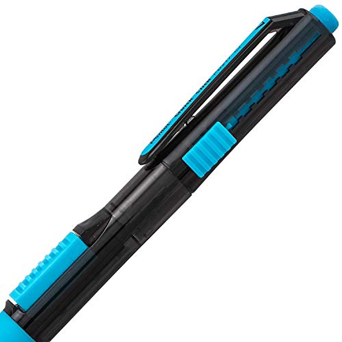 Pentel Quick Click Pop Mechanical Pencil, (0.7mm) Medium 2B Lead, with 2B Lead and (2) Eraser Refills, 4-PK (PD217ALEBP4)