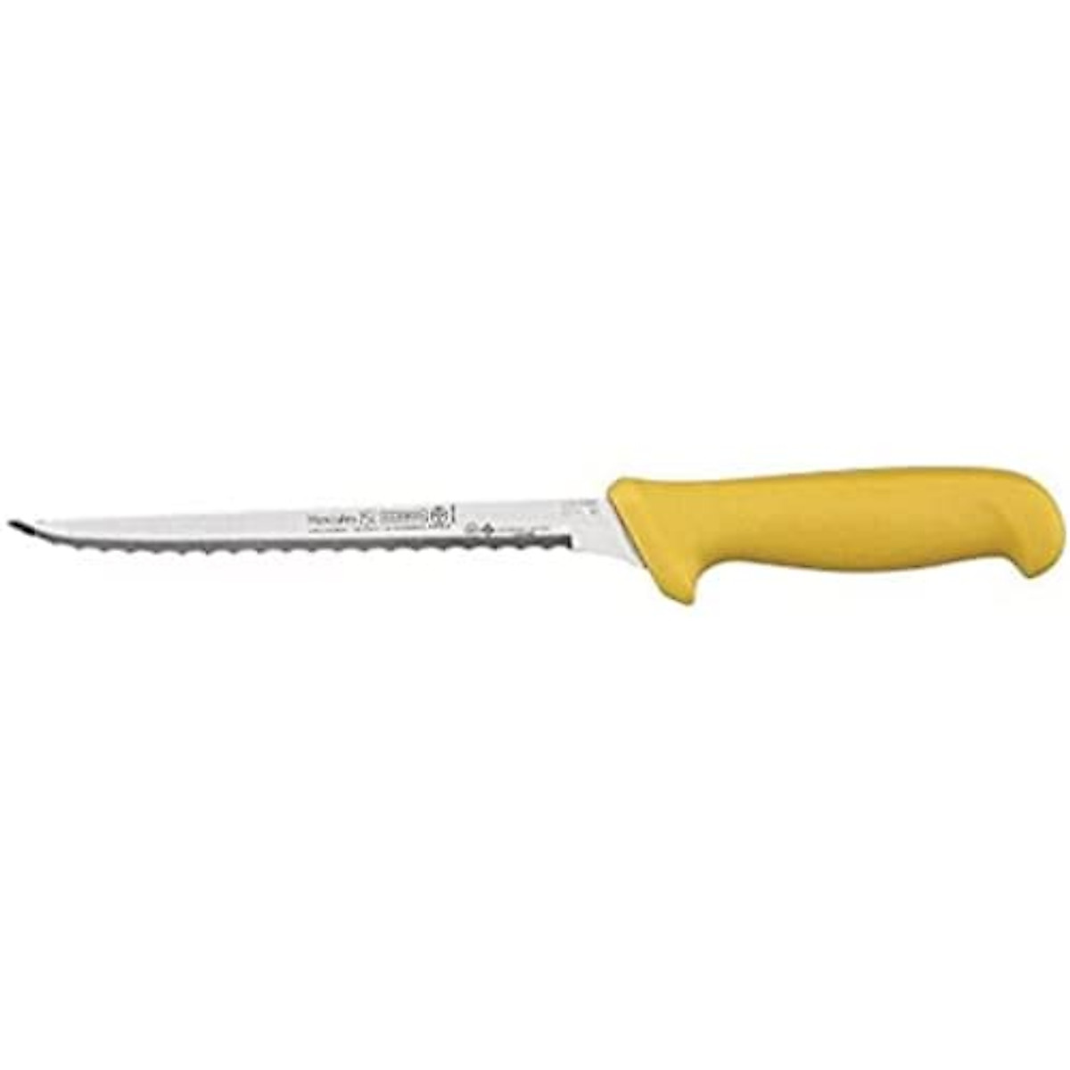 Mundial Y5514-8E Narrow, Stiff, and Micro-Serrated Fish Fillet Knife, Yellow
