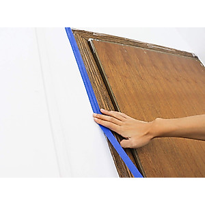 BOMEI PACK 10Pcs Blue Painters Tape, 5.5Mil 3/4in 55y, Residue Free Wall Painting Masking Tape with Sharp Lines