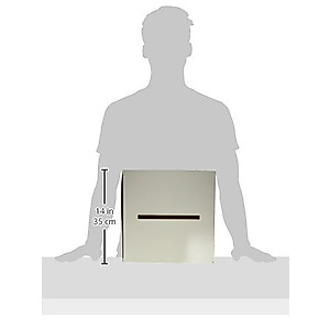 Beistle White Card Box Holder for Weddings, Baby Shower, Birthday and Graduation Celebrations 12" x 12"