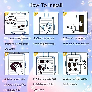 50Pcs Cartoon Houses and Castles Stickers, Vinyl Mushroom Houses Stickers for Water Bottles,Laptops,Phones,Scrapbooking,Journaling, Mug Decals-Perfect Party Favors for Kids,Boys,Girls,Teens