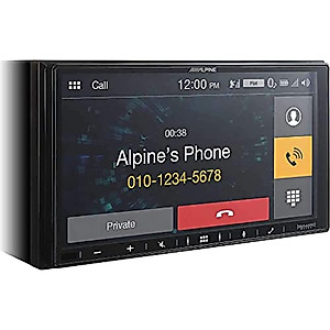 Alpine iLX-W650 7" Mechless Bluetooth Car Receiver Deck and Voxx HD Wide Angle Backup Camera Bundle. Android and iPhone Integration for Android Audio, Apple Car Play, and Streaming Music Apps