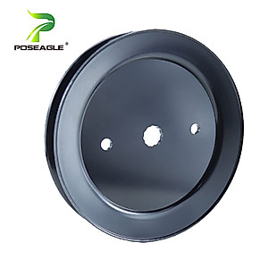 POSEAGLE 2 Pack 197473 Pulley Craftsman Replaces Husqvarna 532195945 Spindle Pulley, 197473 Pulley Husqvarna Pulley 197473 Spindle Pulley, Husqvarna 532197473, Craftsman 195945 Pulley, Ariens 21546446