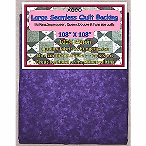 Quilt Backing, Large, Seamless, from AQCO, Magestic Purple, C44395-405