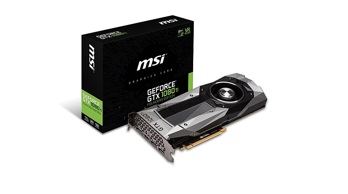 MSI GTX 1080 Ti Founders Edition Graphics Card for Gaming and VR