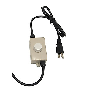 E-Found Concrete Vibrator Vibration Motor, 30W US Plug AC 110V 3600rpm Speed Adjustable Aluminum Alloy Case Vibrating Motor for Shaker Table