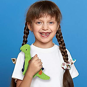 Maison Chic Plush Tooth Fairy Pillow for Little Boys and Girls About to Loose a Tooth (Dinosaur, Danny)