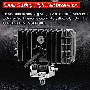 ULROLIT AULEST Ranger Backup Light 27W Reverse Light Compatible with 2018-2023 Polaris Ranger Crew 1000 XP Rear Below Cargo Flood Light