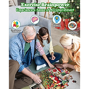 Advent Calendar 2023, Christmas Scene Jigsaw Puzzles 24 Days Countdown Calendars for Kids, Boys, Girls, Teens, Over 1000 Pieces Puzzle Advent Calendar 2023 Adult, Parents, Xmas Gift for 5-7, 8-12 (M7)