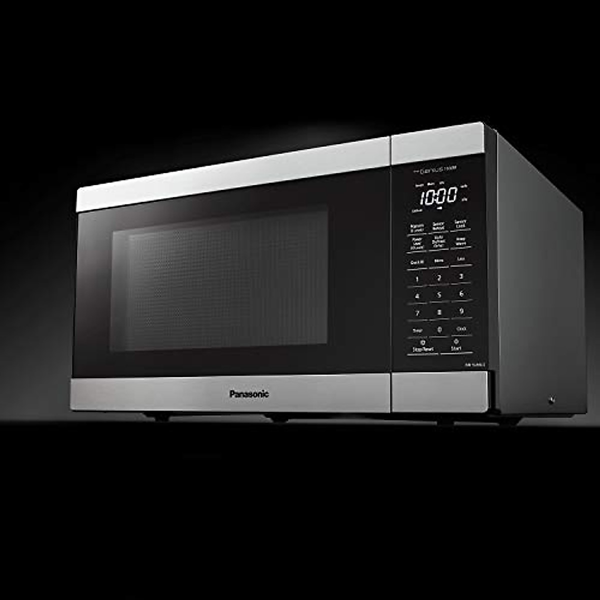 Panasonic NN-SU66LS 1100W with Genius Sensor Cook and Auto Defrost Countertop Microwave Oven, 1.3 cu ft, Stainless Steel
