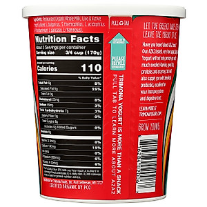 TRIMONA FOODS Organic Plain Bulgarian A2A2 Yogurt, 32 OZ