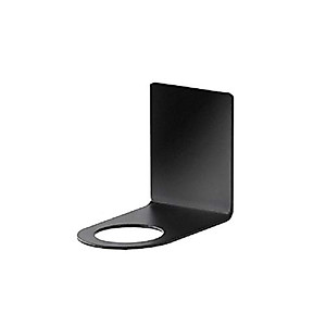 Beerty, Shower Gel Bottle Rack Hook Self Adhesive Wall Mounted Shampoo Holder Hook Shower Gel Bottle Rack Hanger Liquid Soap Shower Holder for Wall Kitchen Bathroom Toilet, Black, Medium