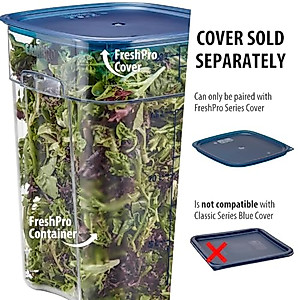 Cambro FreshPro 22Qt Food Storage Container in Clear for Industrial and Kitchen Use, Pantry Organization and Ingredient Freshness