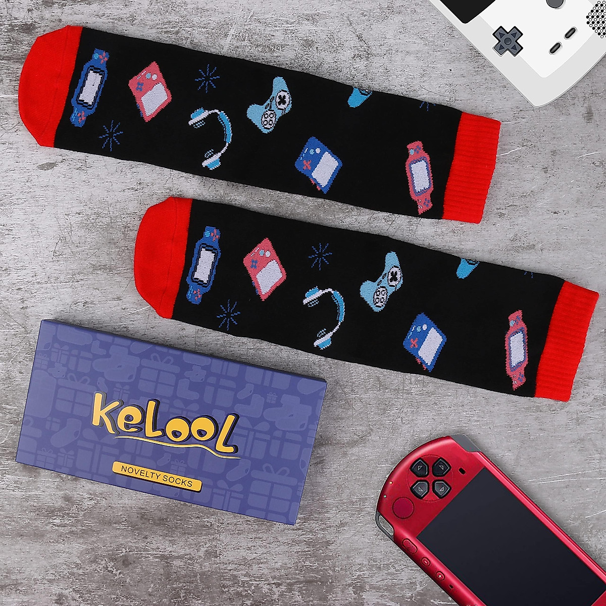 Kelool Do Not Disturb I'm Gaming Socks,Fathers Day Socks Gifts for Dad,Birthday Gifts for Mens,Teenage Boy Gifts Idea for Son,Boyfriend