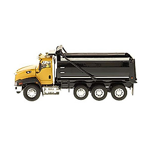 DM DIECAST MASTERS Caterpillar CT660 Dump Truck Yellow Core Classics Series Vehicle