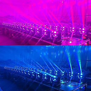 JUNMAN 12x12W RGBW 4 in 1 Football Led Beam Moving Head DJ Disco Stage Wash Light DMX512 13/15 Channels Effect Lighting