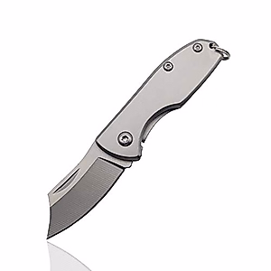 BYKCO Keychain Folding Knife, Small Compact Minimalist Pocket Knife for Women, Men, Camping Hiking Fishing Outdoor