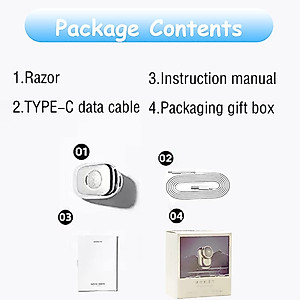 Mini-Shave Portable Electric Shaver, 2023 New Upgrade Mini Electric Razor Shavers for Men, Rechargeable Shaver Easy One-Button Use Suitable for Home,Car Travel,Father's Day,Mother's Day Gift