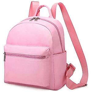 LOVEVOOK Mini Backpack Purse Small Cute Fashion Backpack for Dating Shopping Work Travel Pink