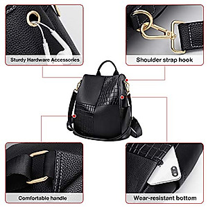 FOXLOVER Soft Genuine Leather Backpack Purse For Women Anti-theft Backpacks Versatile Shoulder Bag